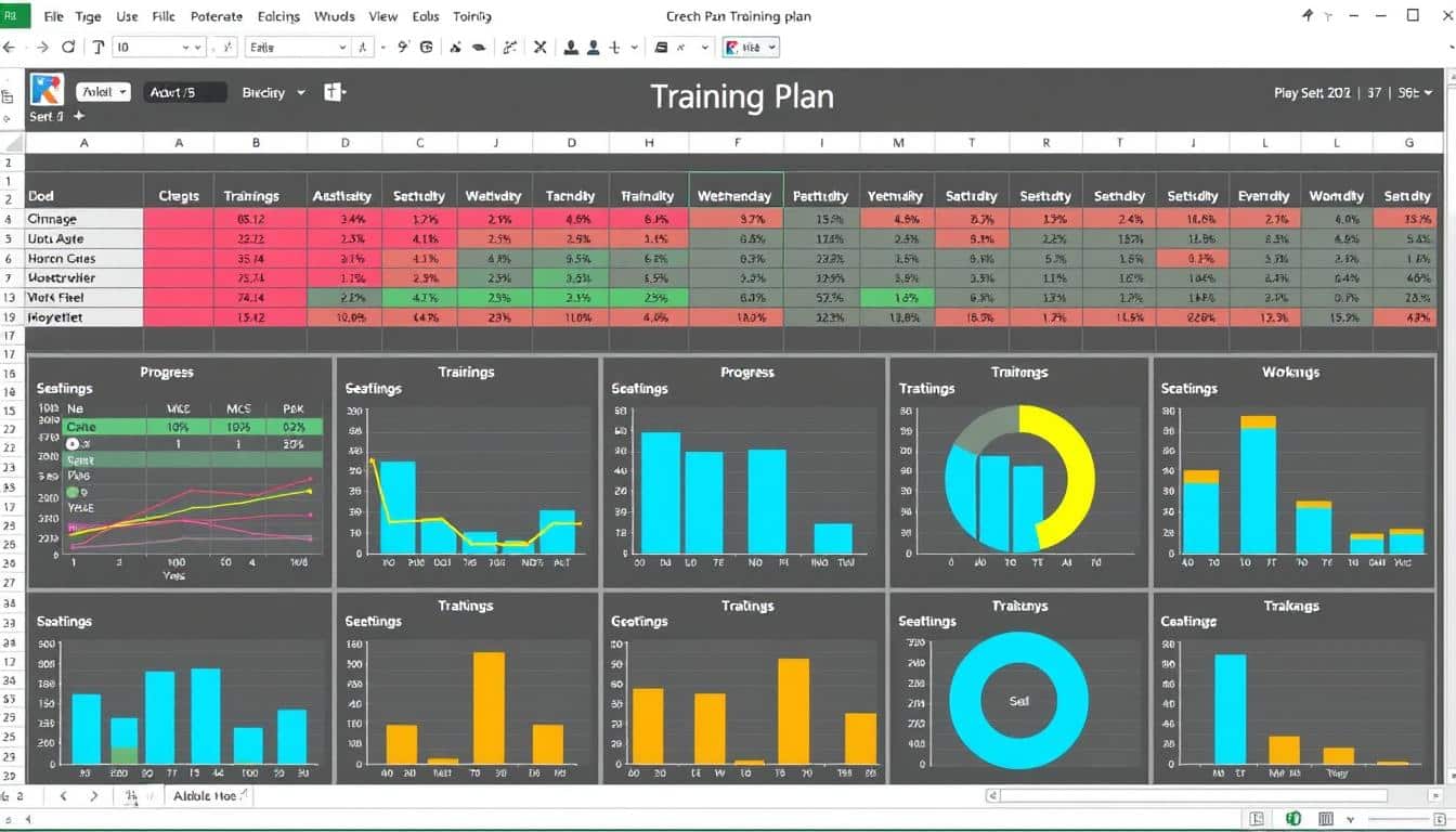 Trainingsplan Excel Vorlage kostenlos downloaden