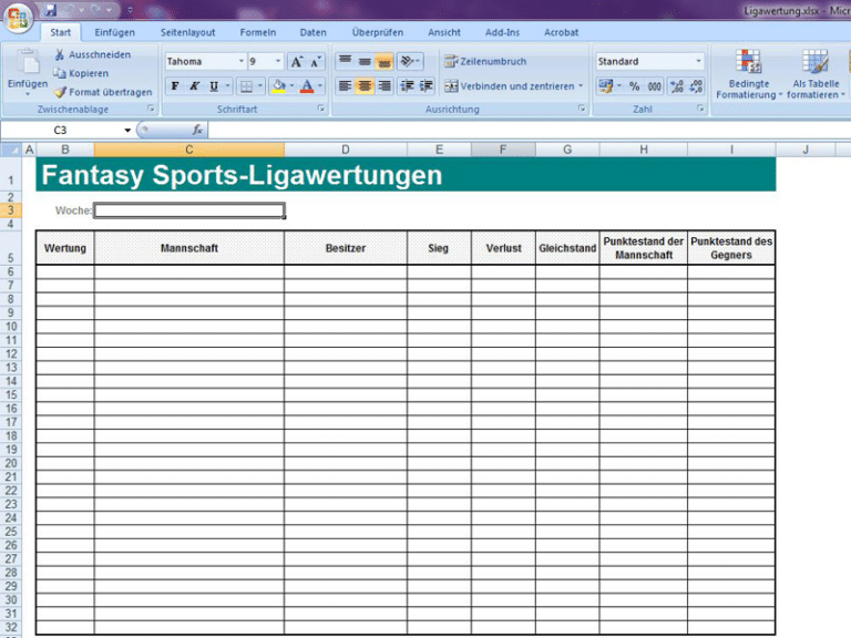 Notentabelle mit Gewichtung Excel Vorlage kostenlos downloaden