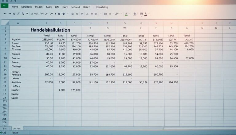 Handelskalkulation Excel Vorlage kostenlos downloaden